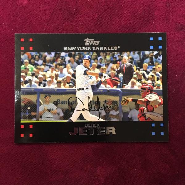 23: 2007 Topps Derek Jeter – Fancy Boys Club